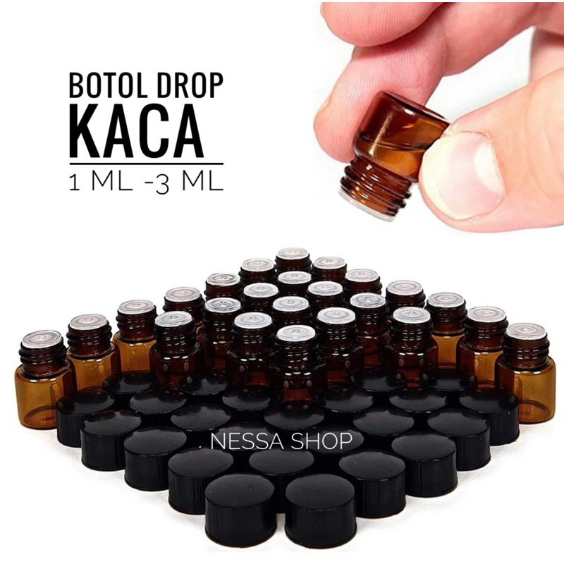 Jual BOTOL DROP KACA 1,2,3,4,5 ml | Shopee Indonesia