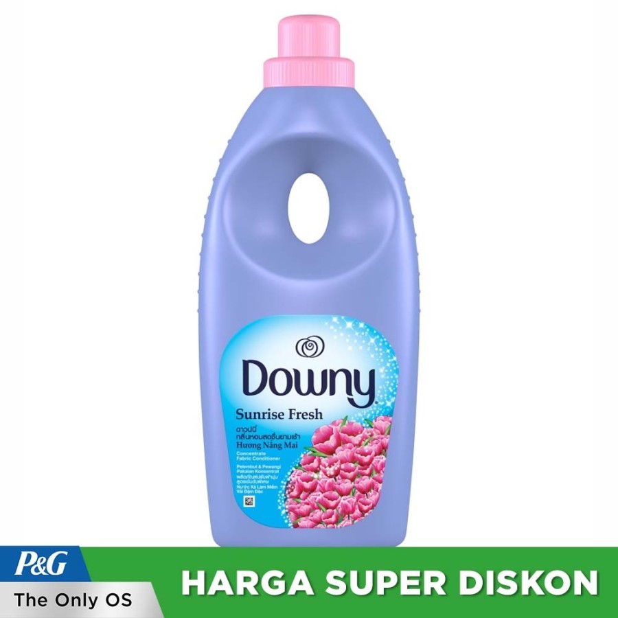 Jual Downy Pewangi & Pelembut Pakaian Konsentrat Sunrise Fresh Botol 900ml | Shopee Indonesia