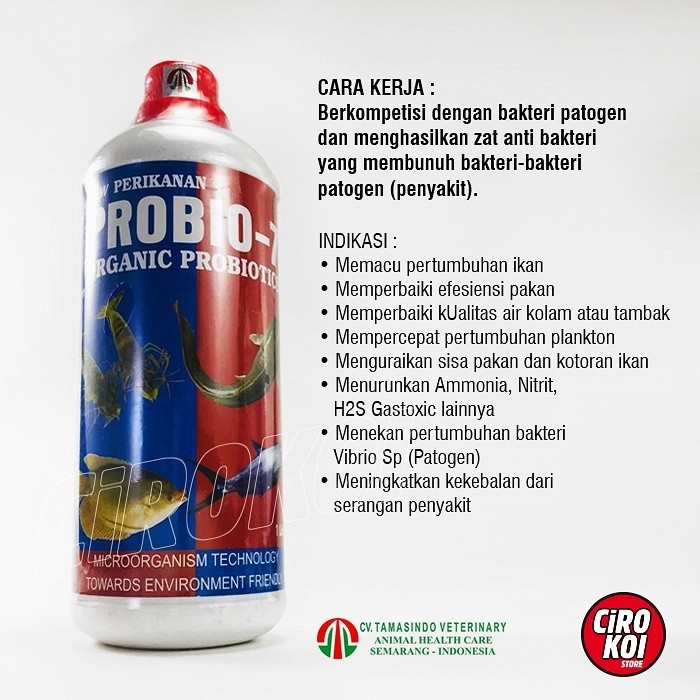 Jual PROBIO-7 PROBIO 7 ORGANIC PROBIOTIK PERIKANAN 500 ML | Shopee Indonesia