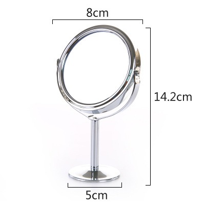 Jual Kaca Cermin Makeup Putar 360 / Kaca Cermin 2 Sisi Stainless Steel ...