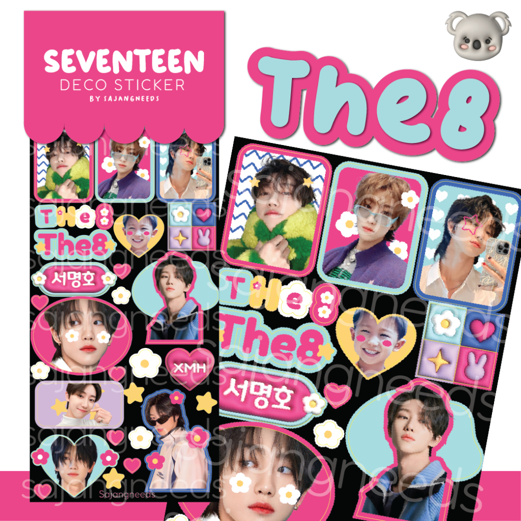 Jual SEVENTEEN GLITTERY DECO STICKER | Shopee Indonesia