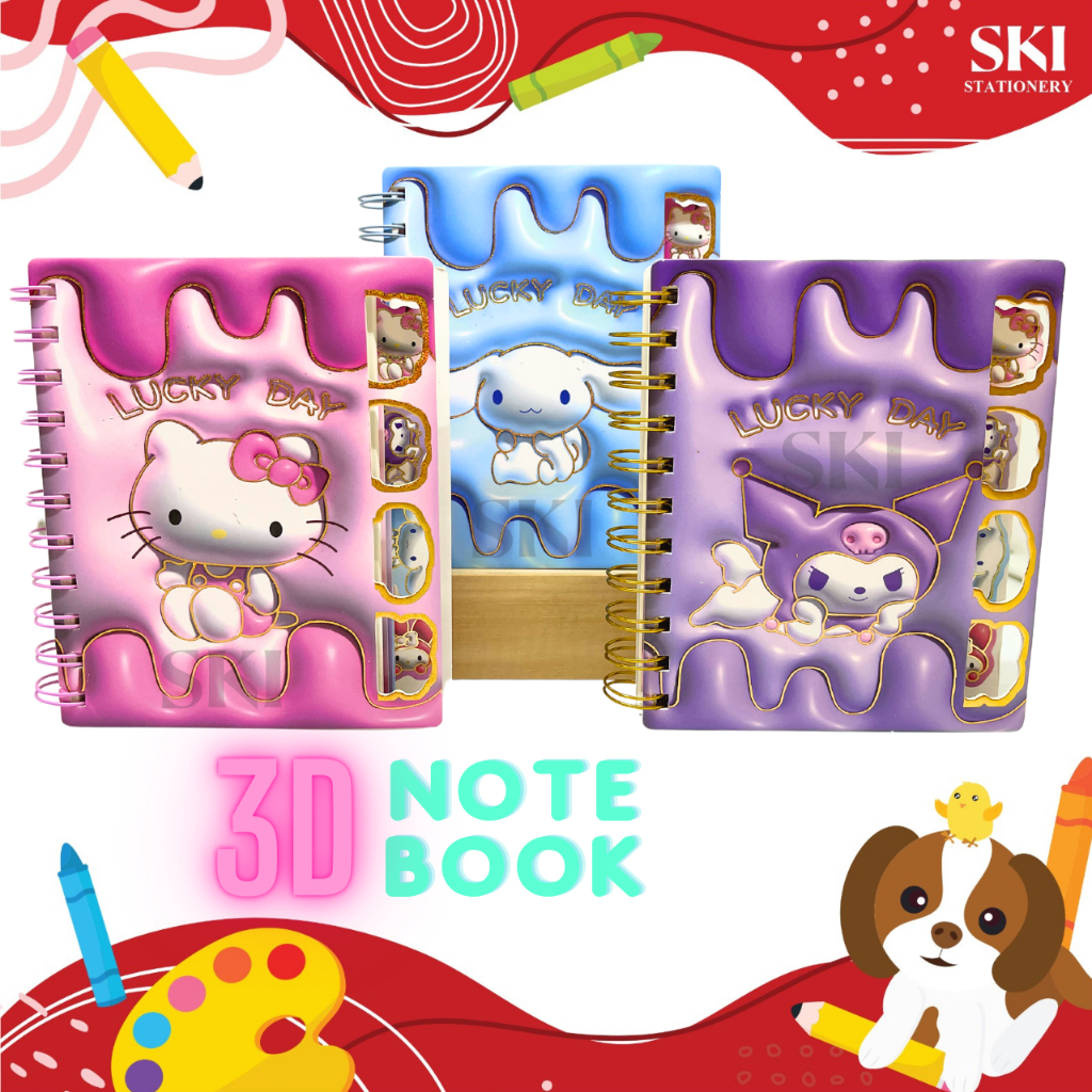 Jual Notebook Mini A6 / Spiral Book Karakter / Notebook Spiral Karakter ...