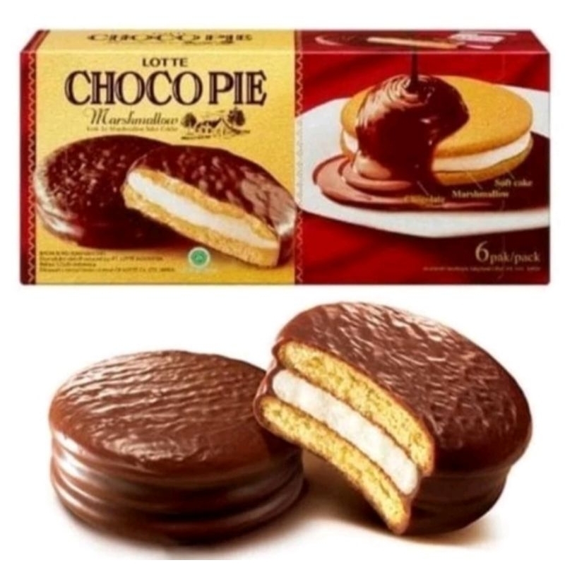Jual Choco Pie ( 1 box isi 12 pcs ) | Shopee Indonesia