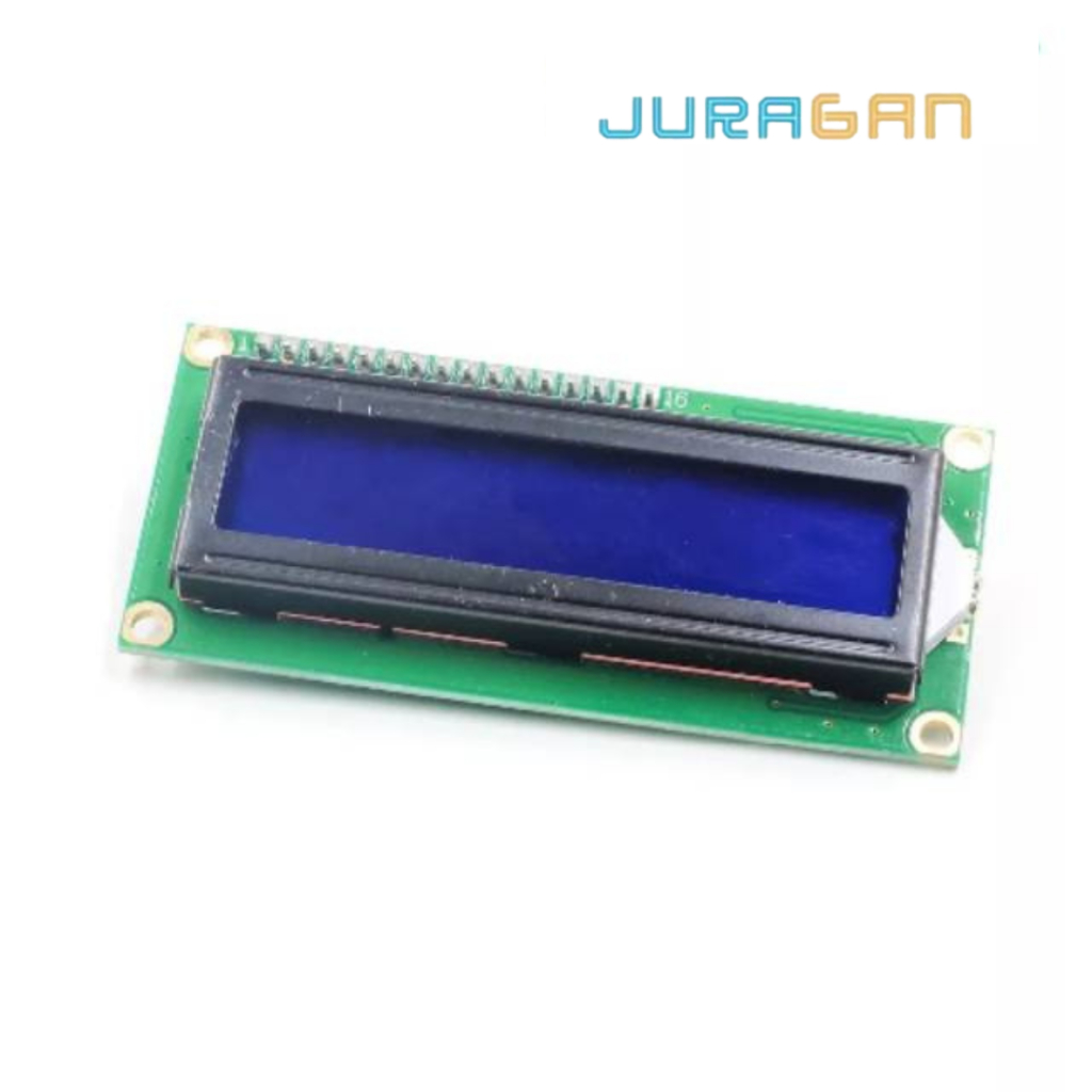 Jual LCD 1602 16X02 5V BIRU ARDUINO UNO NANO MEGA | Shopee Indonesia