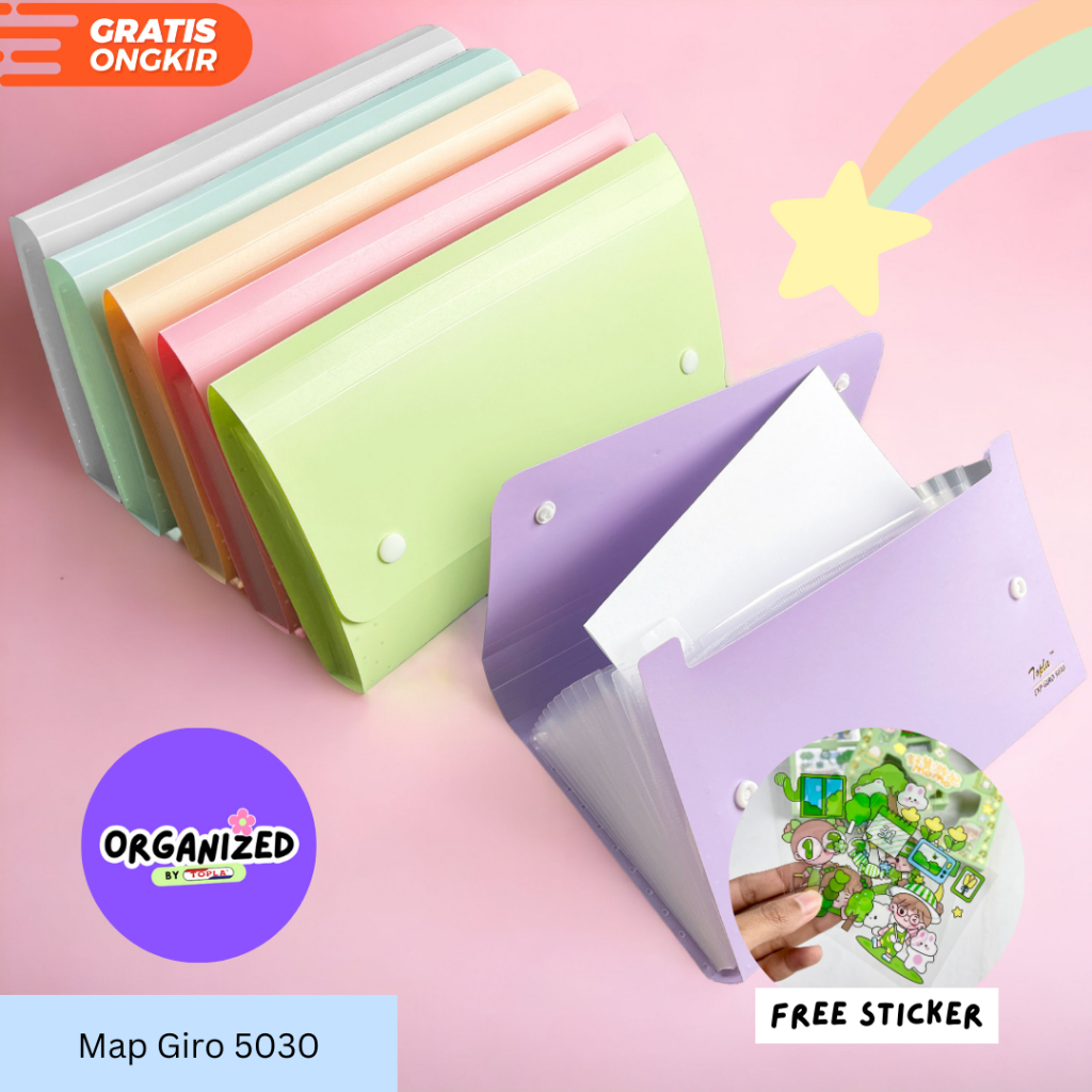 Jual TOPLA Map lucu aestetik 5030 TOPLA - Tempat pengimpanan surat ...
