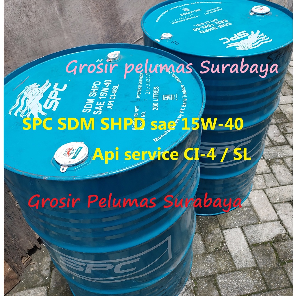 Jual SPC SDM SHPD 15w40 15w/40 Ci4/SL diesel engine oil Drum Meditran ...