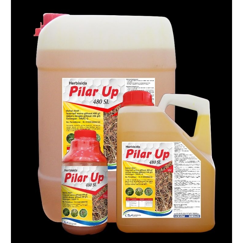 Jual Herbisida Pilar Up 480 SL UK. 1 L Glifosat Pembasmi Rumput Gulma ...