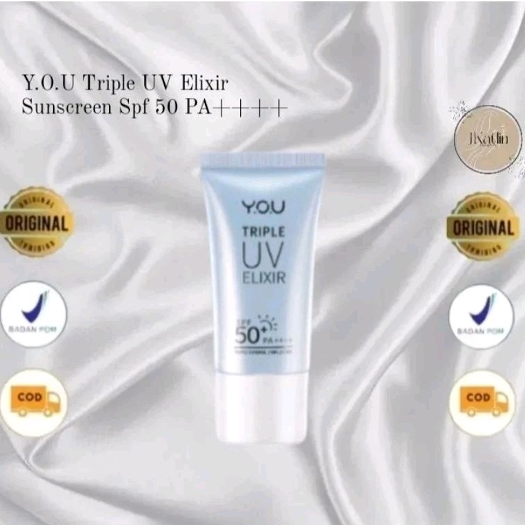 Jual YOU Triple UV Elixir Sunscreen Spf 50 PA++++ || Untuk Kulit ...