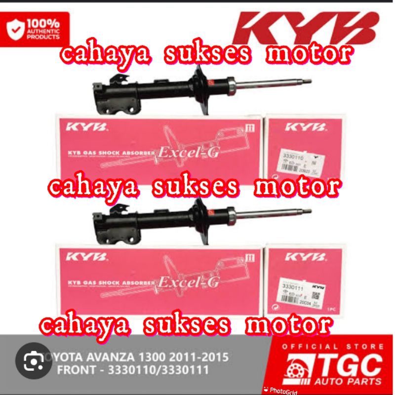 Jual shock breaker shock absorber new Avanza depan 2012-2019 merek ...