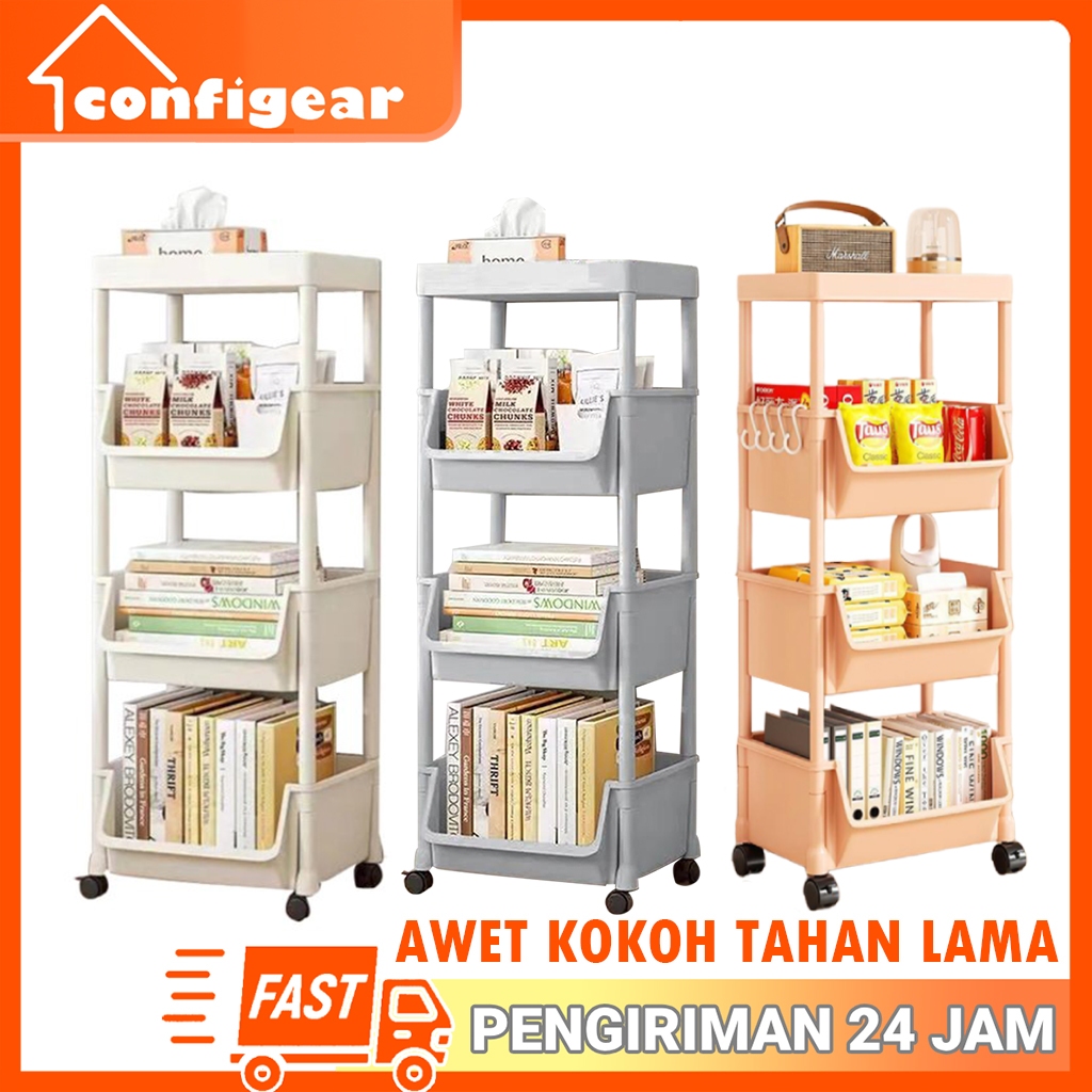 Jual 【Kupon】Configear Rak Susun Penyimpanan Terbuka Serbaguna Rak ...