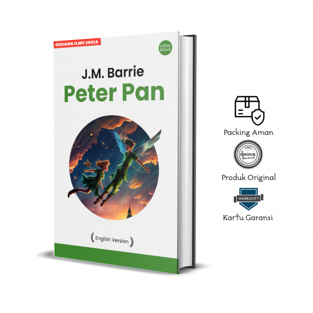 Jual Peter Pan (English Version) - J.M. Barrie (Original) | Shopee ...