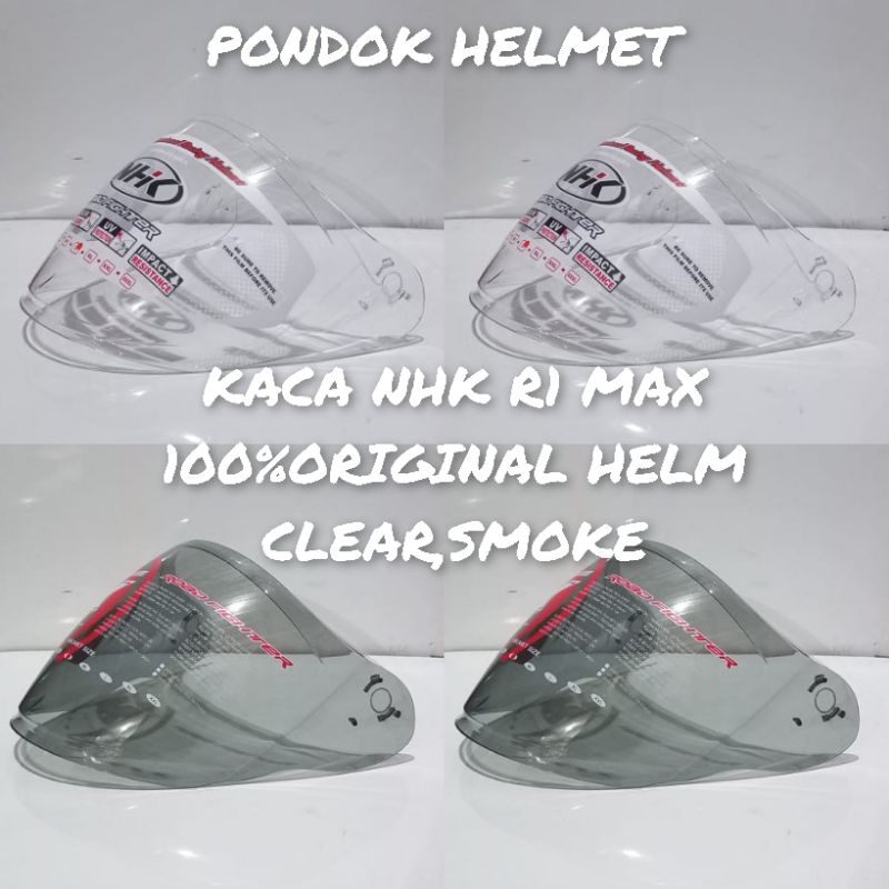 Jual VISOR NHK R1 MAX,R1 ELITE 100%ORIGINAL HELM | Shopee Indonesia