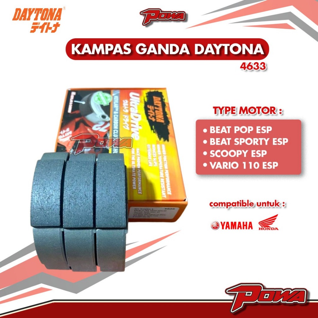 Jual Kampas Ganda Daytona 4633 Beat Fi ESP Scoopy Fi ESP Vario 110 Fi ...