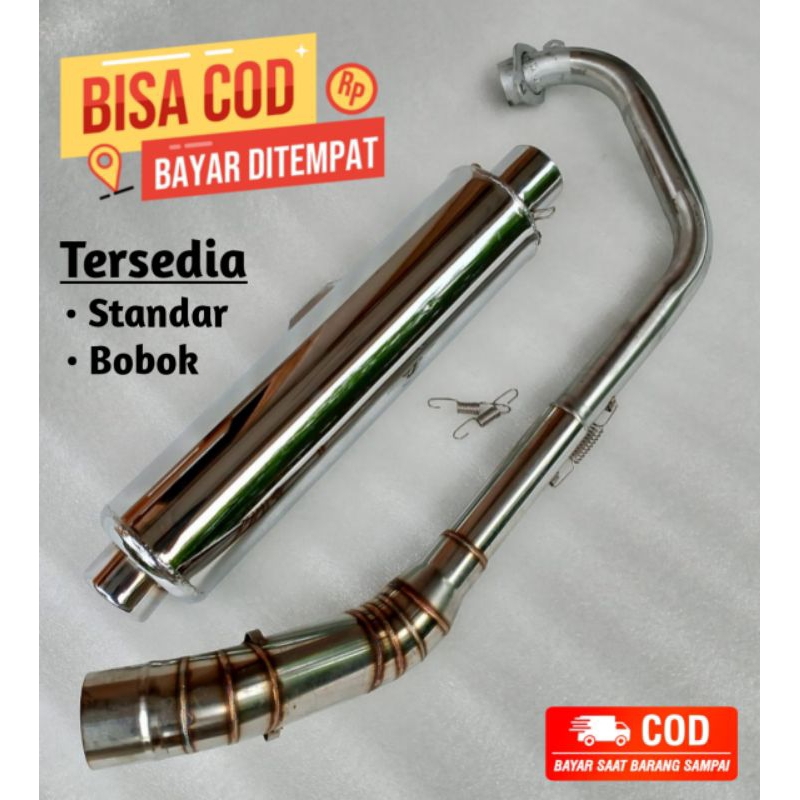 Jual Knalpot Standar Satria FU CKD pnp vixion tiger bison sonic jupiter ...