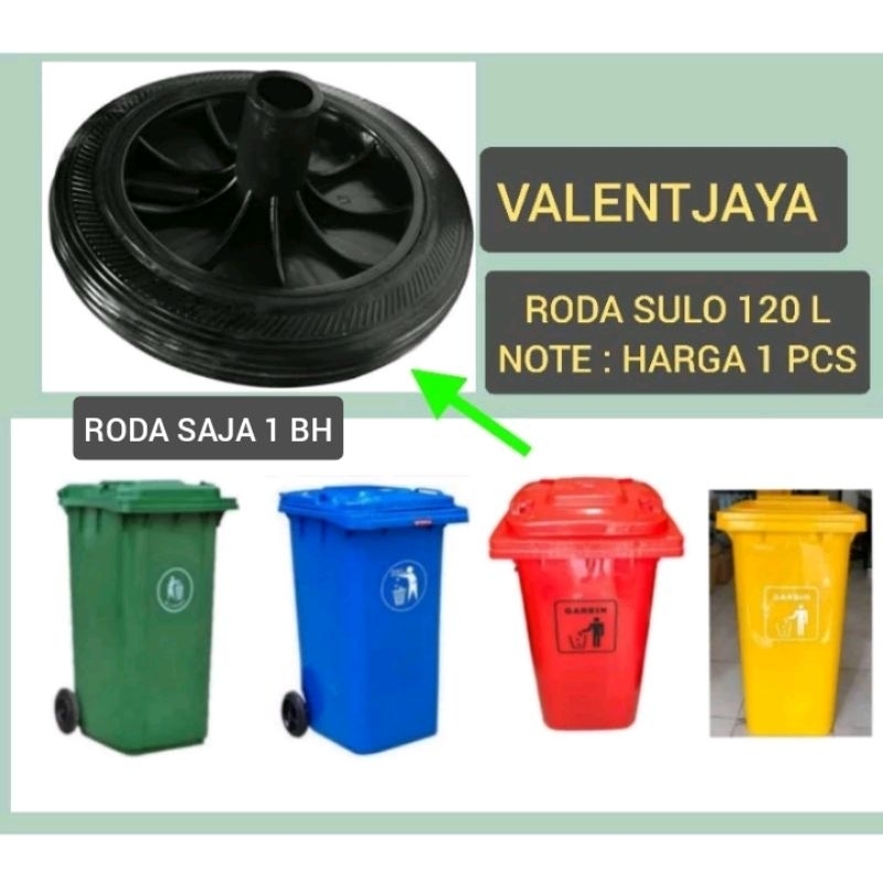 Jual roda bak sampah dorong ukuran 120 L | Shopee Indonesia