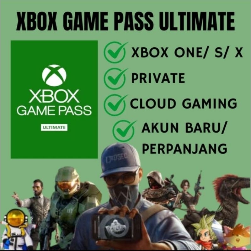 Jual PROMO!! Xbox Game Pass 12 BULAN gamepass Ultimate GPU Private Xbox ...
