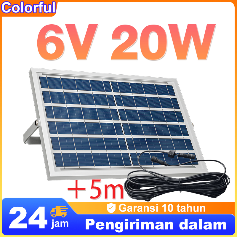 Jual 【Garansi 10 tahun】 solar panel 20W Papan solar solar cell panel ...