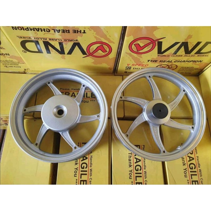 Jual velg racing vnd six star 215/300 -14 motor vario 160 cbs | Shopee ...