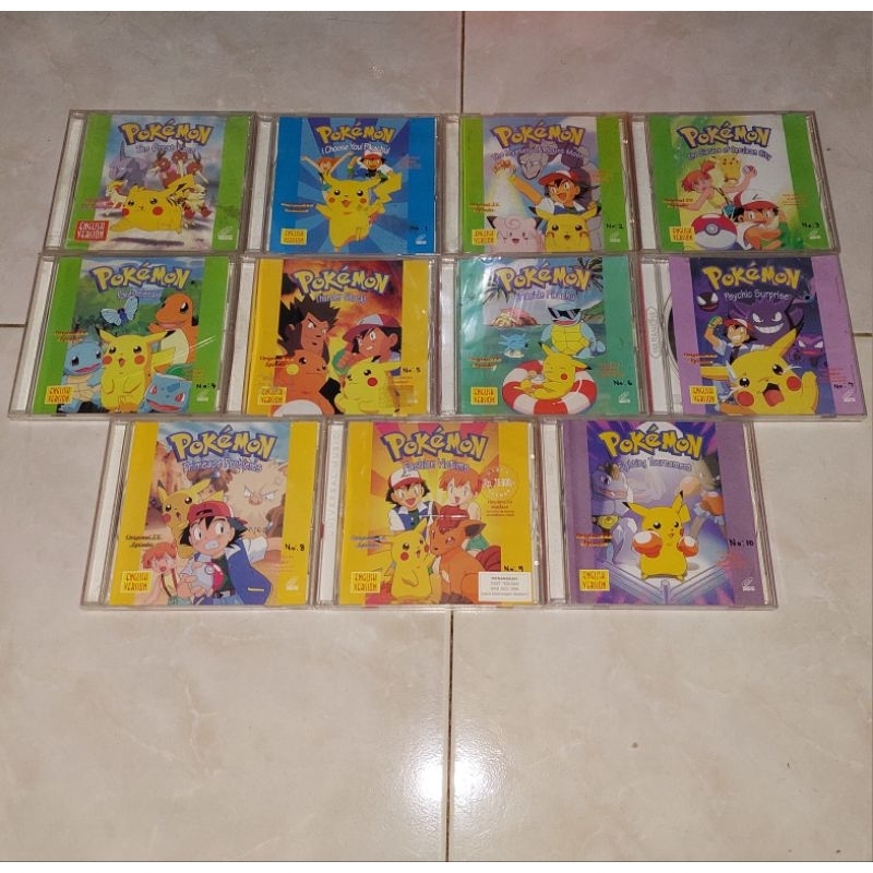 Jual vcd POKEMON Vol. 1 sampai 10 ( English Version ) | Shopee Indonesia