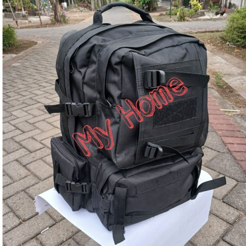 Jual Tas Ransel Punggung Army Hitam Jumbo | Shopee Indonesia