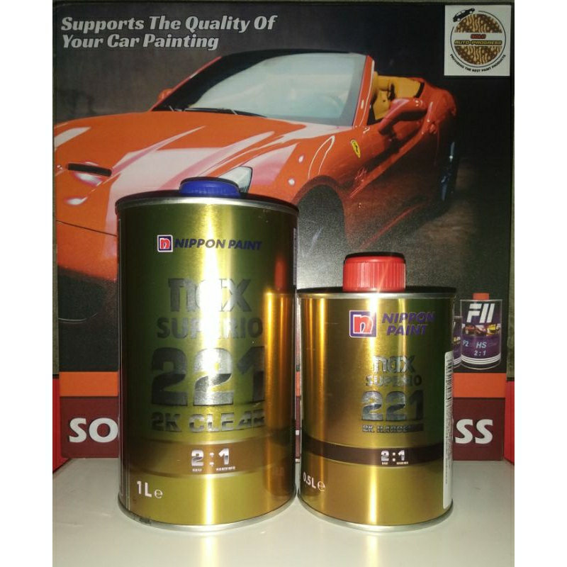 Jual Clear coat/vernish Nax superio 221 Nippon Paint | Shopee Indonesia