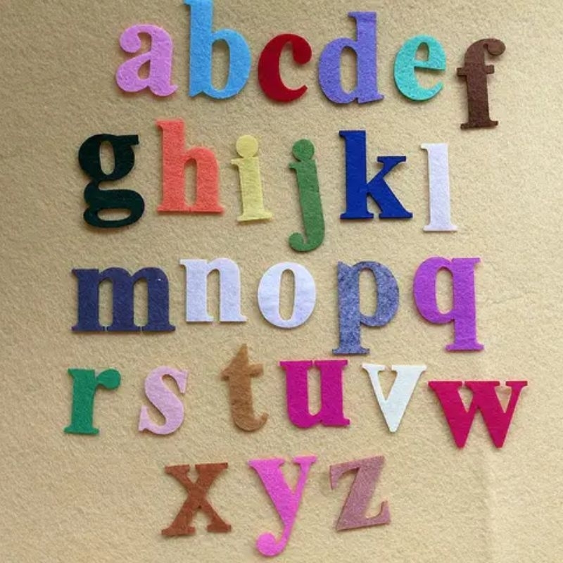 Jual Huruf / Angka Satuan dari Korean HardFelt / Stiff Felt untuk ...