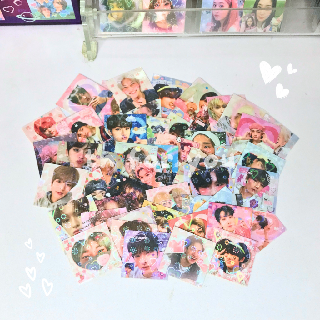 Jual HOLOGRAM Mail Sticker Deco Kpop Freebies Sellkor Cute Face Sticker NCT Dream 127 Enhypen ...