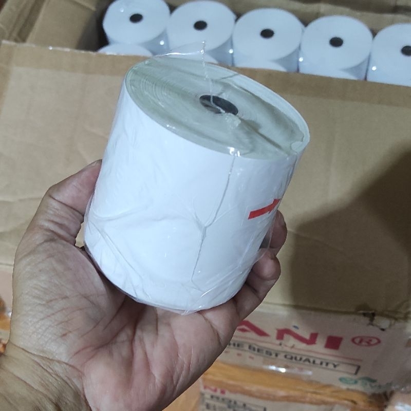 Jual Paket 5 Roll Thermal Roll 80x70 / 80x80 | Shopee Indonesia