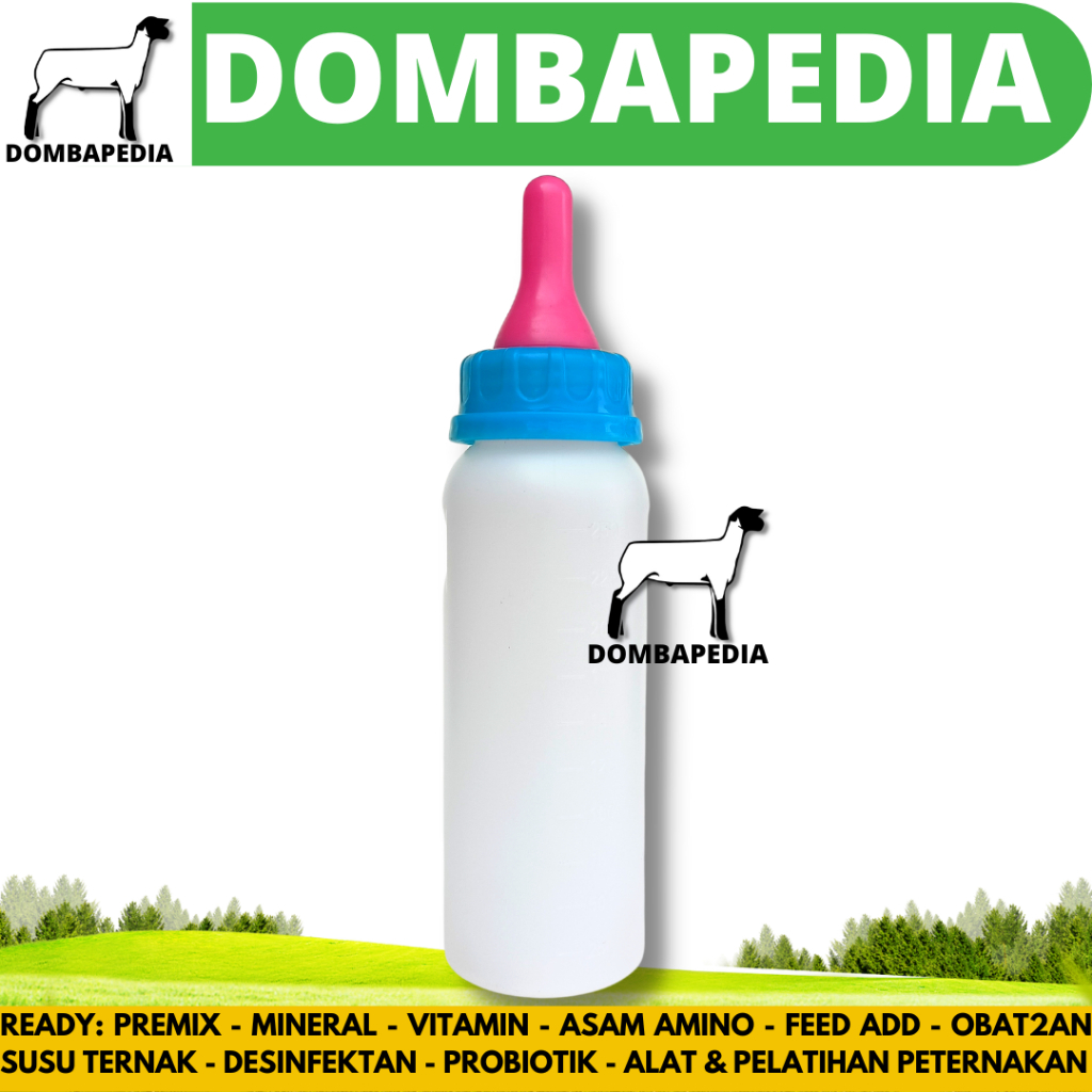 Jual BOTOL DOT CEMPE MERAH PENDEK 250 ML - Botol Dot Anak Kambing Domba ...