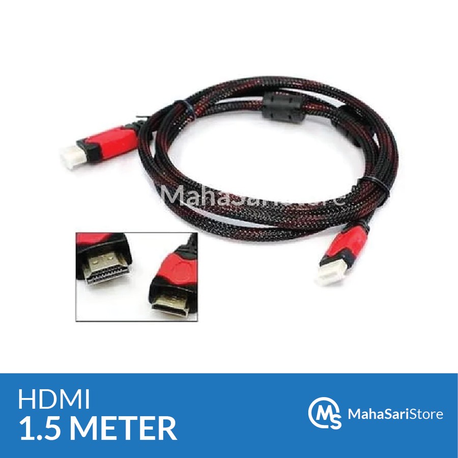 Jual Kabel HDMI 1,5 M Meter Gold Plated | Shopee Indonesia