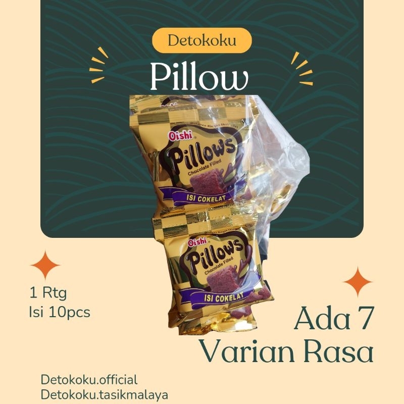 Jual Oishi Pillows Aneka Rasa - Per 10 Pcs | Shopee Indonesia