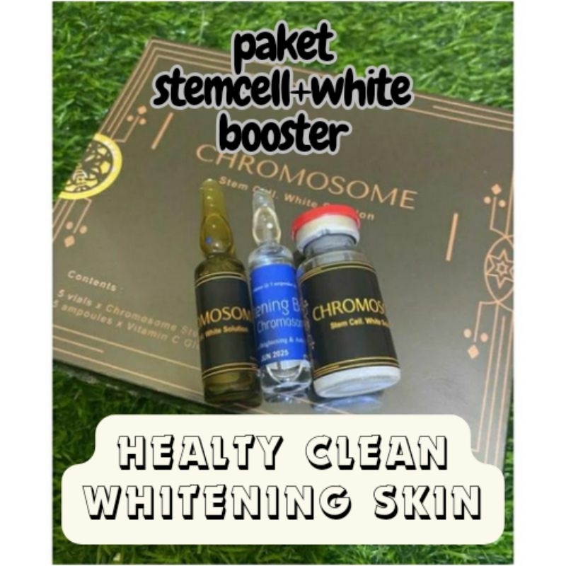 Jual Stemcell + whitening booster 1 set (ECER) | Shopee Indonesia