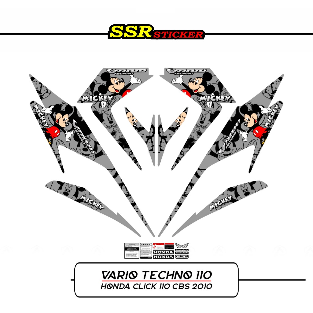 Jual STRIPING VARIO TECHNO 110 / 17 / STIKER VARIO / STICKER / VARIO ...