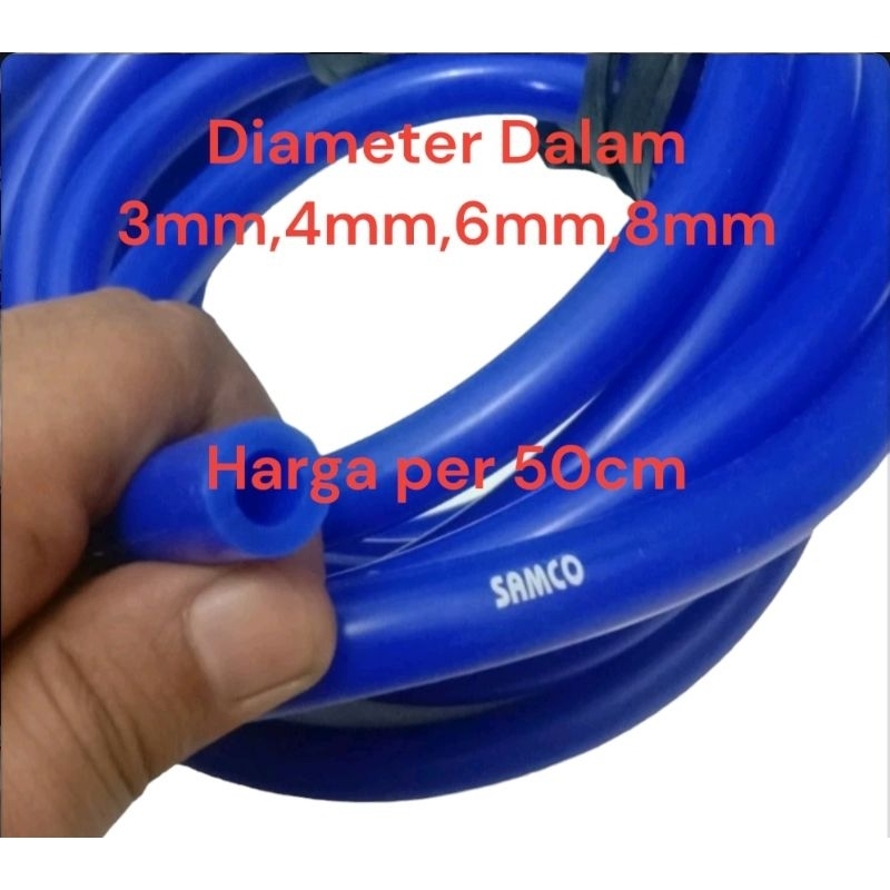 Jual selang samco selang vacum selang hawa silicone hose diameter dalam ...