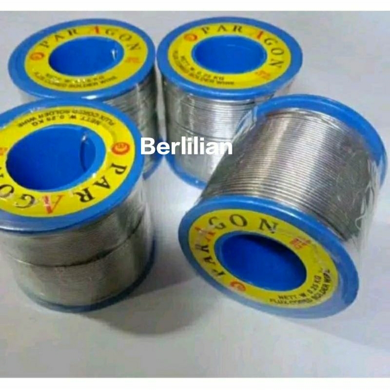 Jual Timah Paragon Timah Solder PARAGON 250gram Dia 0,8mm Timah Bagus ...