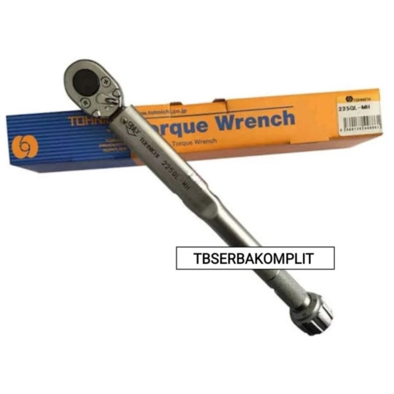 Jual TOHNICHI QL-MH kgf Ratchet Adjustable Torque Wrench Gagang Besi 3/8" 225QL-MH 50-250 kgf ...