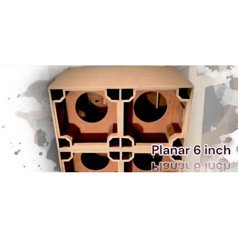 Jual BOX SPEAKER PLANAR DUOBLE 6 INCH. 2 VARIASI VERSI BREWOG DAN BIASA ...
