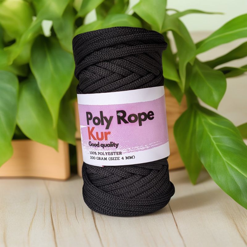 Jual BENANG RAJUT POLY ROPE / TALI KUR 4 MM 200 gram | Shopee Indonesia