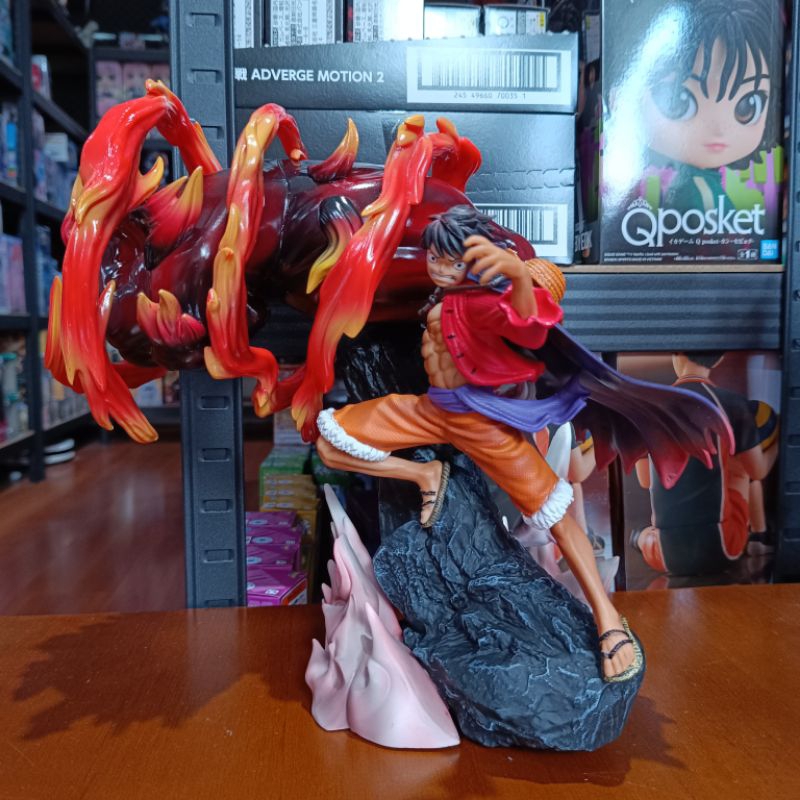 Jual Recast Figure One Piece Luffy Red Rock Gear 3 | Shopee Indonesia