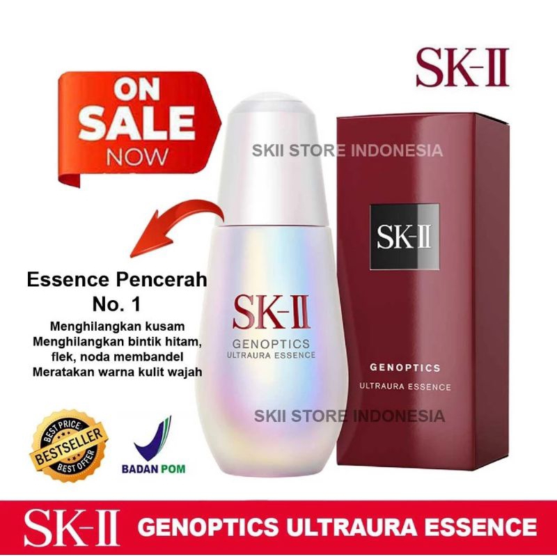 Jual SK-II/SKII/SK2 Genoptics UltrAura Essence 50ml / Genoptic Ultra Aura Essence | Shopee Indonesia