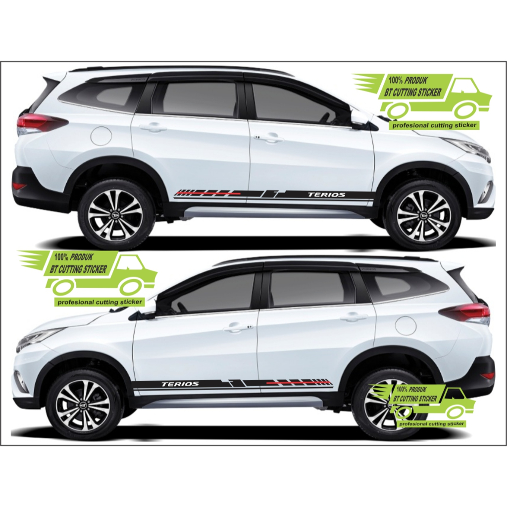 Jual sticker mobil terios stiker mobil terios deluxe sticker terios ...