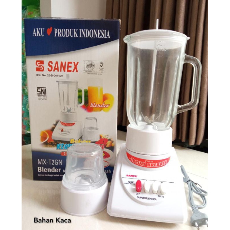 Jual Blender Kaca Sanex 2In1 Ukuran Kapasitas 1 Liter | Shopee Indonesia