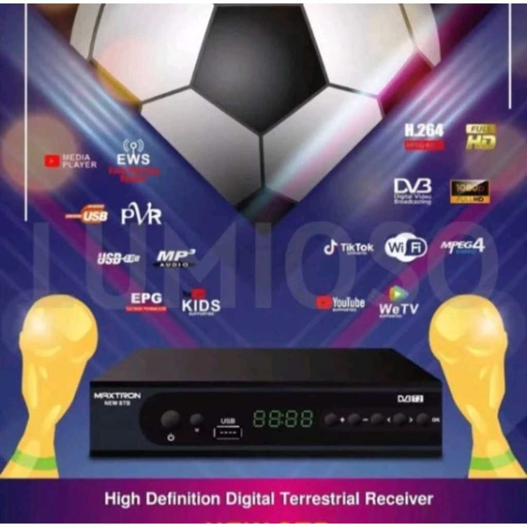 Jual SET TOP BOX MAXTRON TV DIGITAL DVB-T2 | Shopee Indonesia