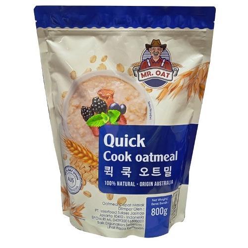 Jual [800 Gram] MR OAT Instant Oatmeal / Quick Cook Oatmeal 800 gr ...