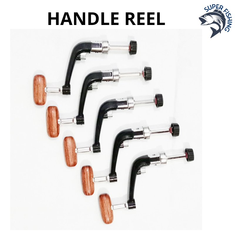 Jual Handle Besi Reel Model Lipat Gagang Kayu Ukuran 1000 sampai 4000 ...
