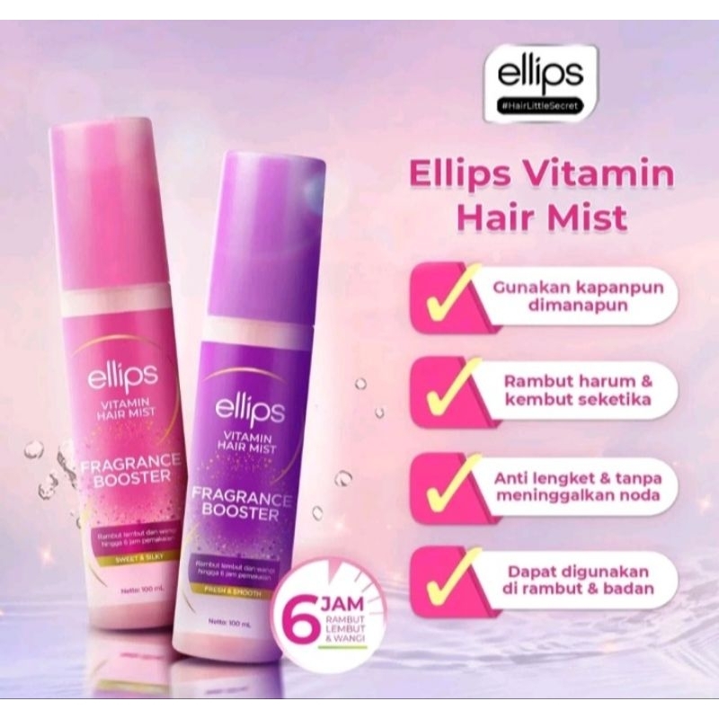 Jual ELLIPS VITAMIN RAMBUT HAIR MIST 100ml | Shopee Indonesia