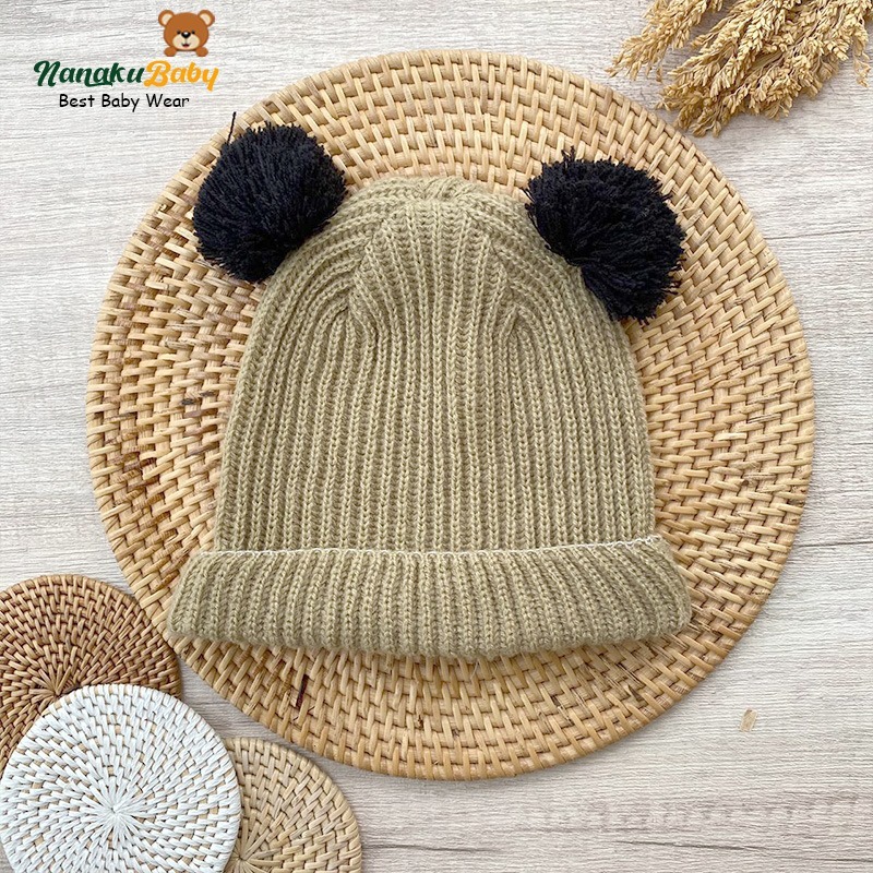 Jual Nanaku Baby - Topi Bayi Kupluk Rajut Hangat Kupluk Bandul Bayi ...