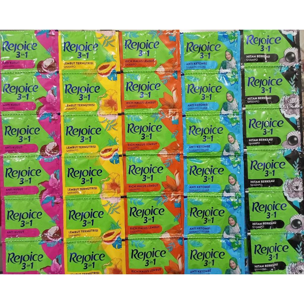 Jual REJOICE 10ml SACHET RICH JEJU KOREAN ROSE ANTI KUSUT HITAM ...