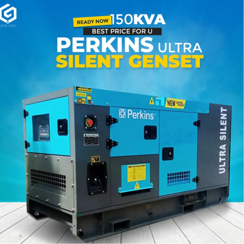Jual Genset Silent | 150 KVA | Genset Diesel Perkins Ultra Silent ...