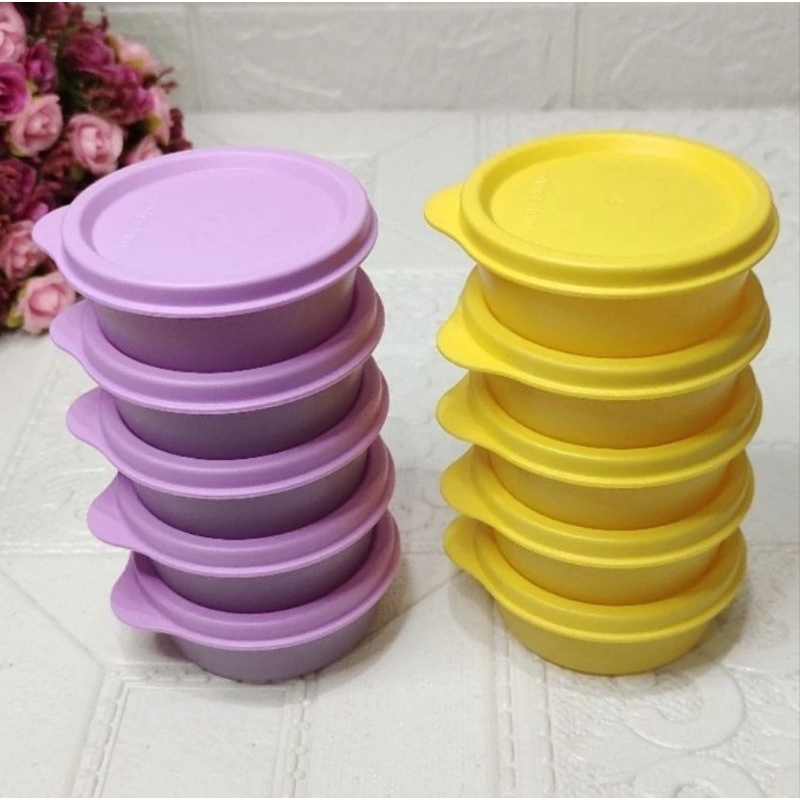 Jual Snack Cup Small Mini Round Container Tupperware BARU NEW | Shopee ...